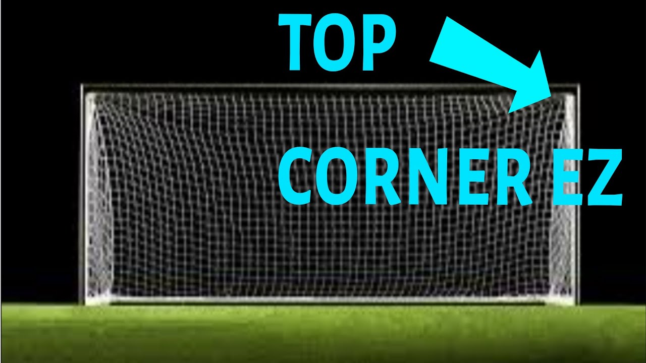 The top corner in soccer is easy - YouTube