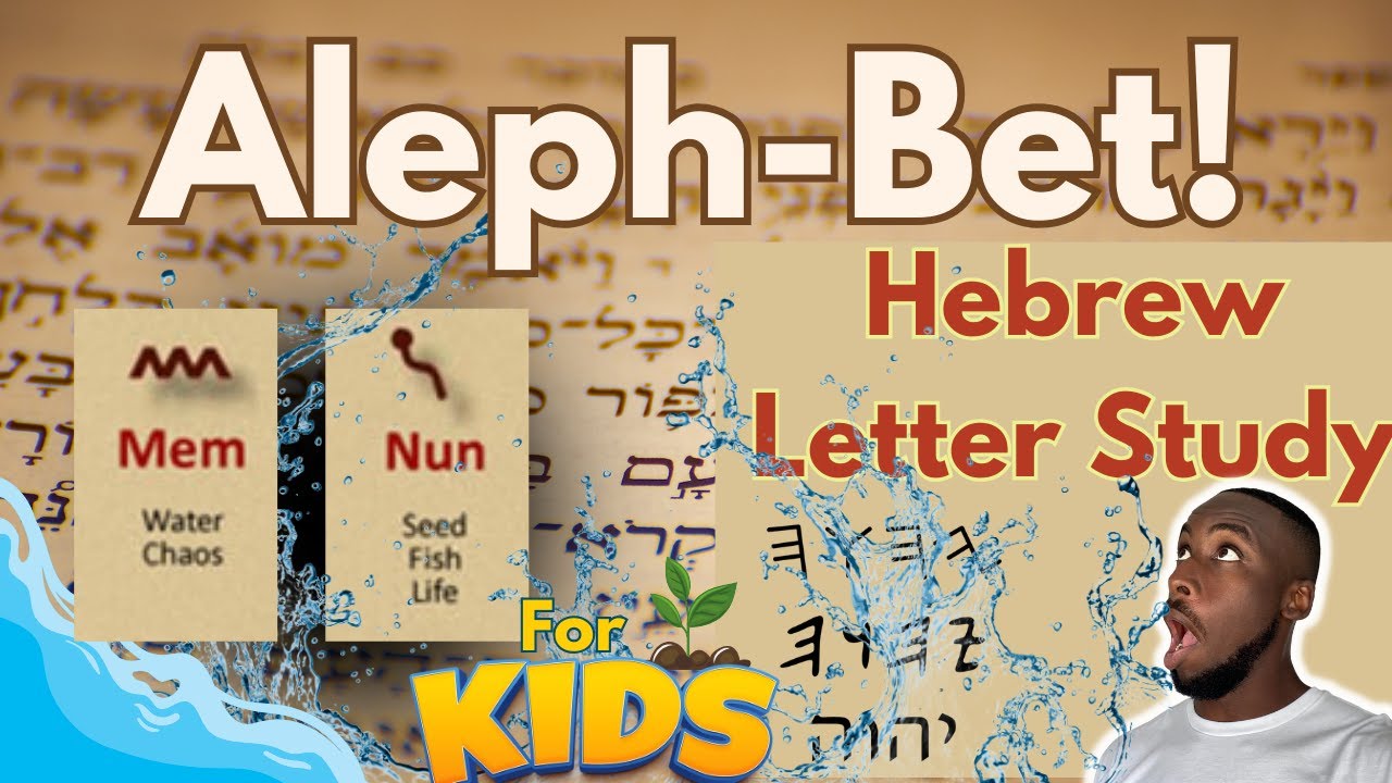 Mem / Nun - Paleo Hebrew Letters Made Easy For Beginners #biblestudy # ...