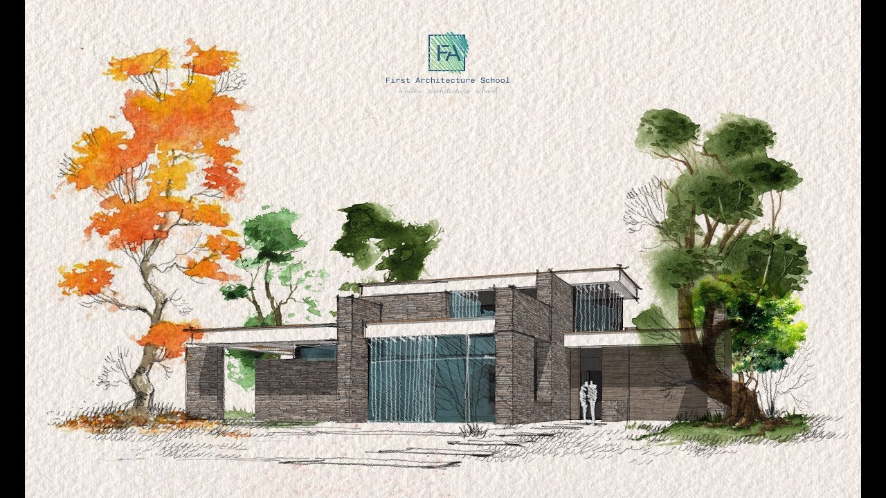 Architectural Concept & colouring Process -16 - YouTube