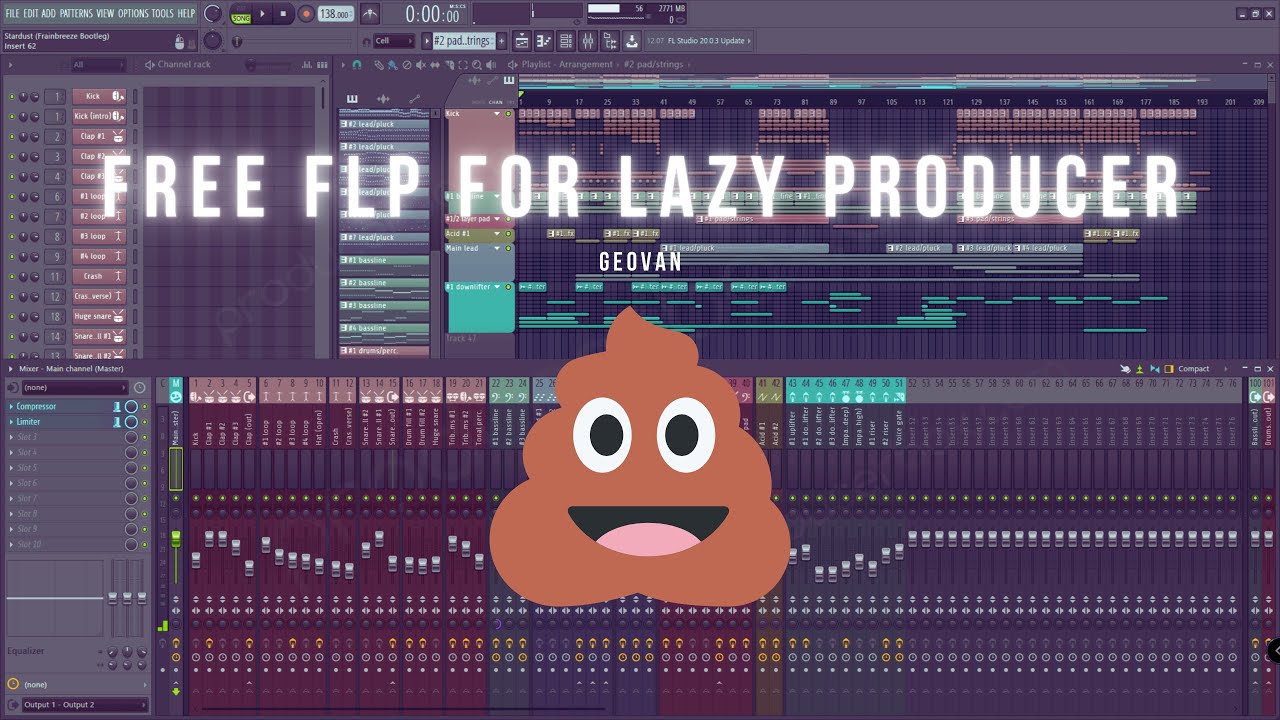 Free FLP for Lazy Producer !! (Don't skip the video pass flp in video ...