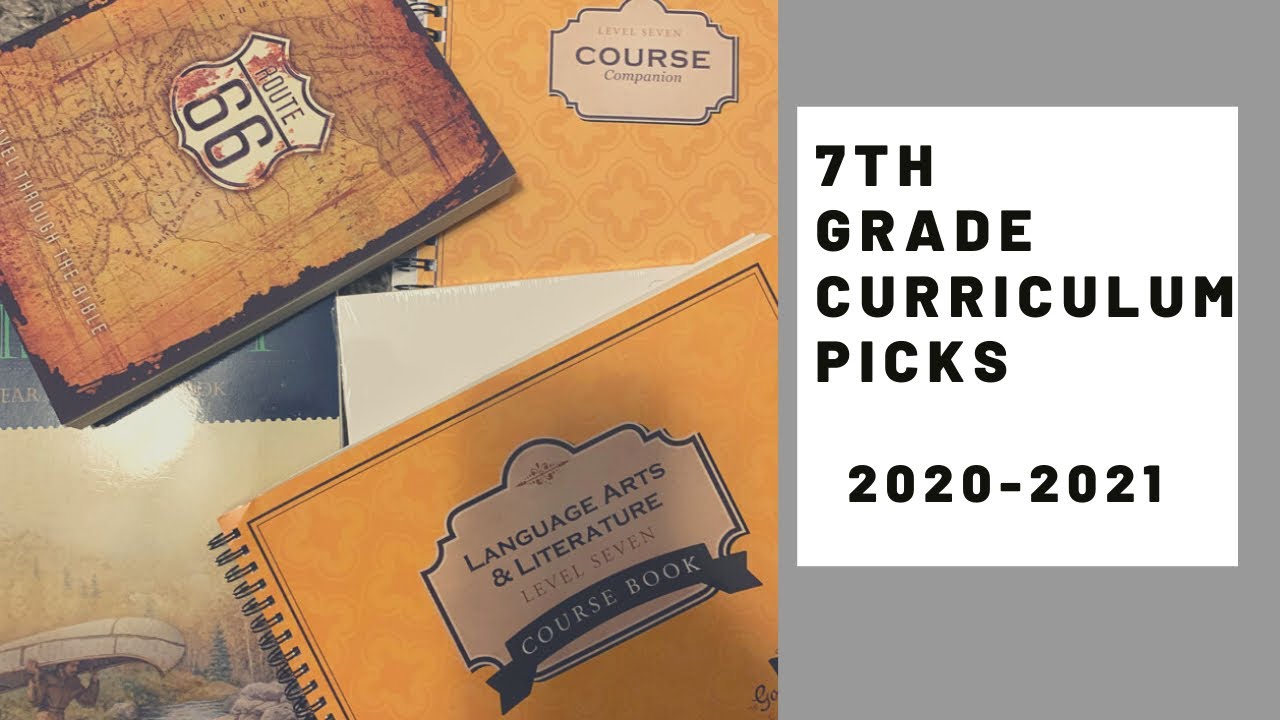 7TH GRADE HOMESCHOOL CURRICULUM CHOICES||WHAT WILL WE BE USING?||2020 ...