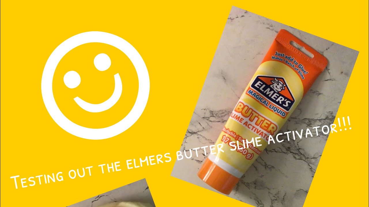 TESTING OUT THE NEW ELMERS BUTTER SLIME ACTIVATOR!!! - YouTube