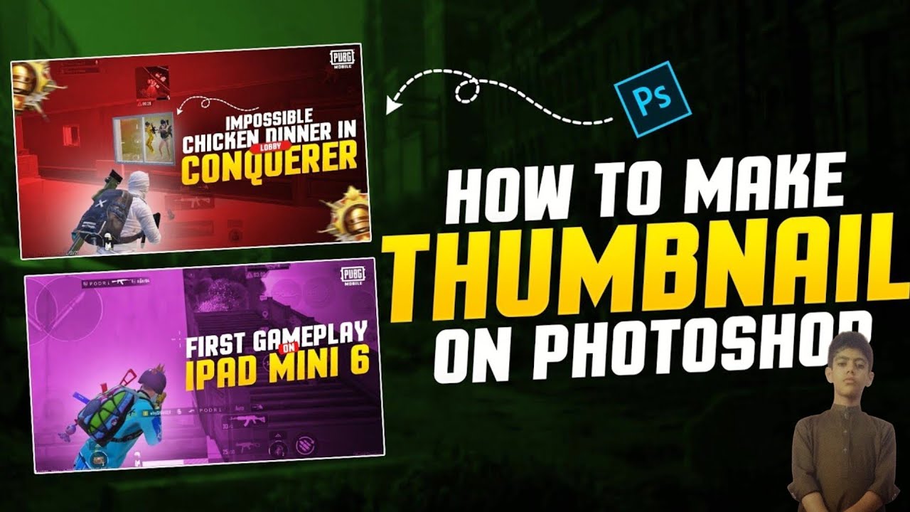 How to make a pubg thumbnails🤔😊 - YouTube