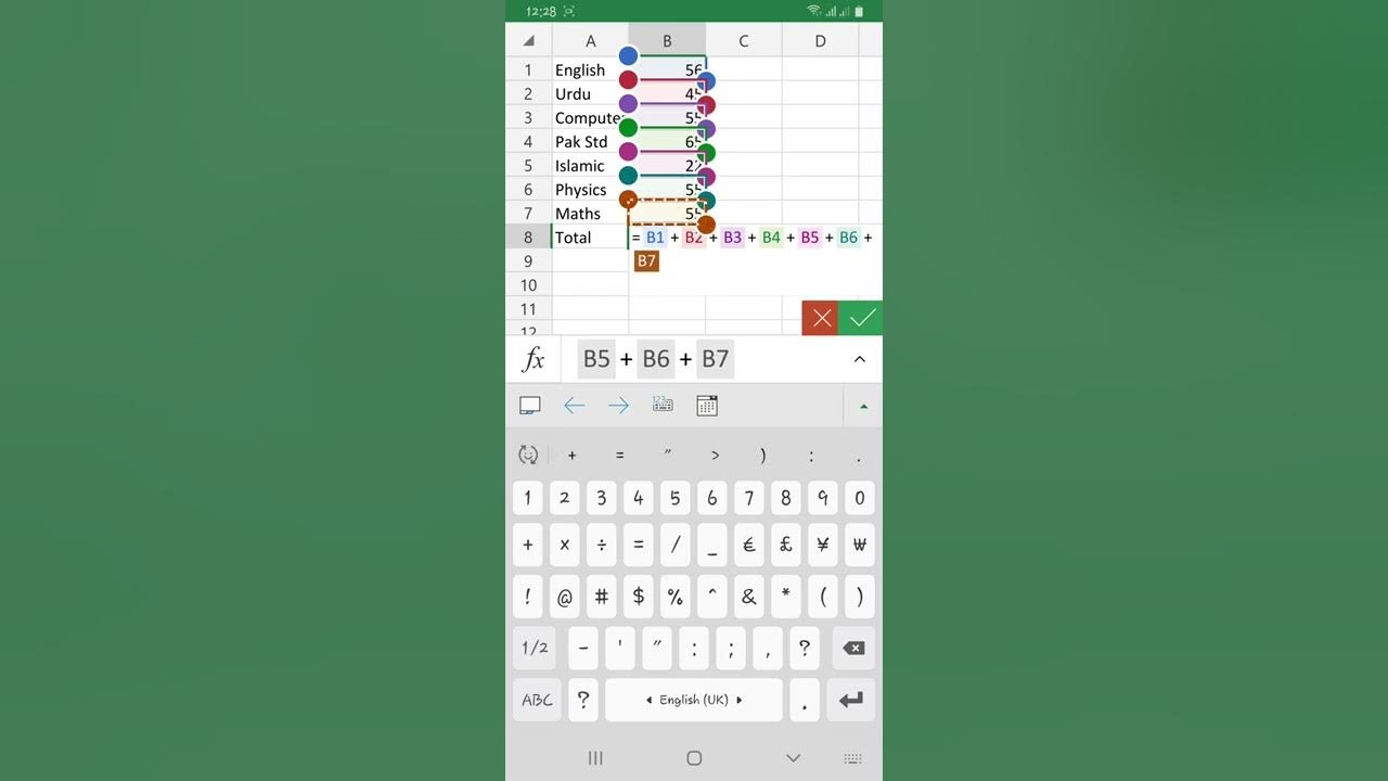 MS Excel Tutorial On Mobile | How to Use MS Excel On Mobile | What is MS Excel | Excel Formulas ...