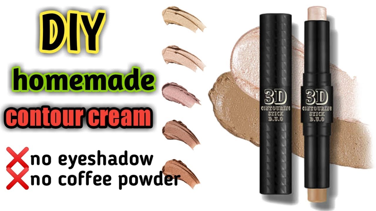 How to make contour cream at home |DIY contour cream without beeswax ...