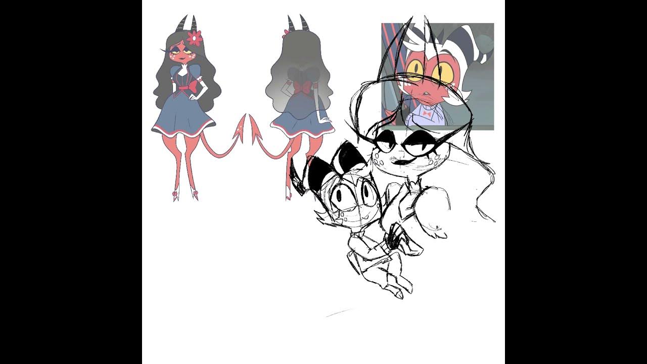 Helluva Boss: Moxxie and His Momma (Speedpaint) - YouTube