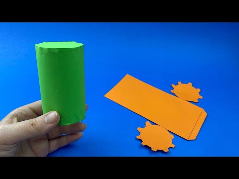 How to Make a Cylinder | Easyway to make cylinder with paper
