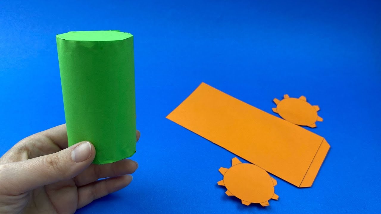 How to Make a Cylinder | Easyway to make cylinder with paper - YouTube