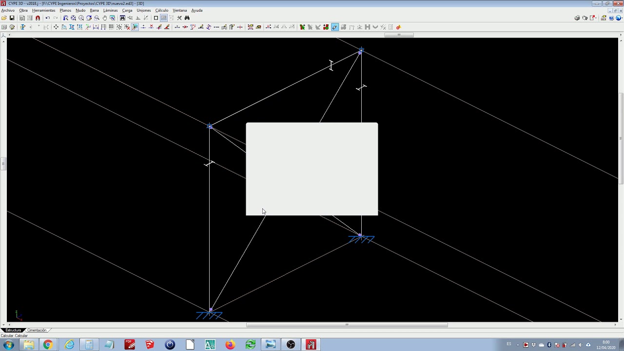 Truco 2 Insertar tirantes en CYPE3d - YouTube
