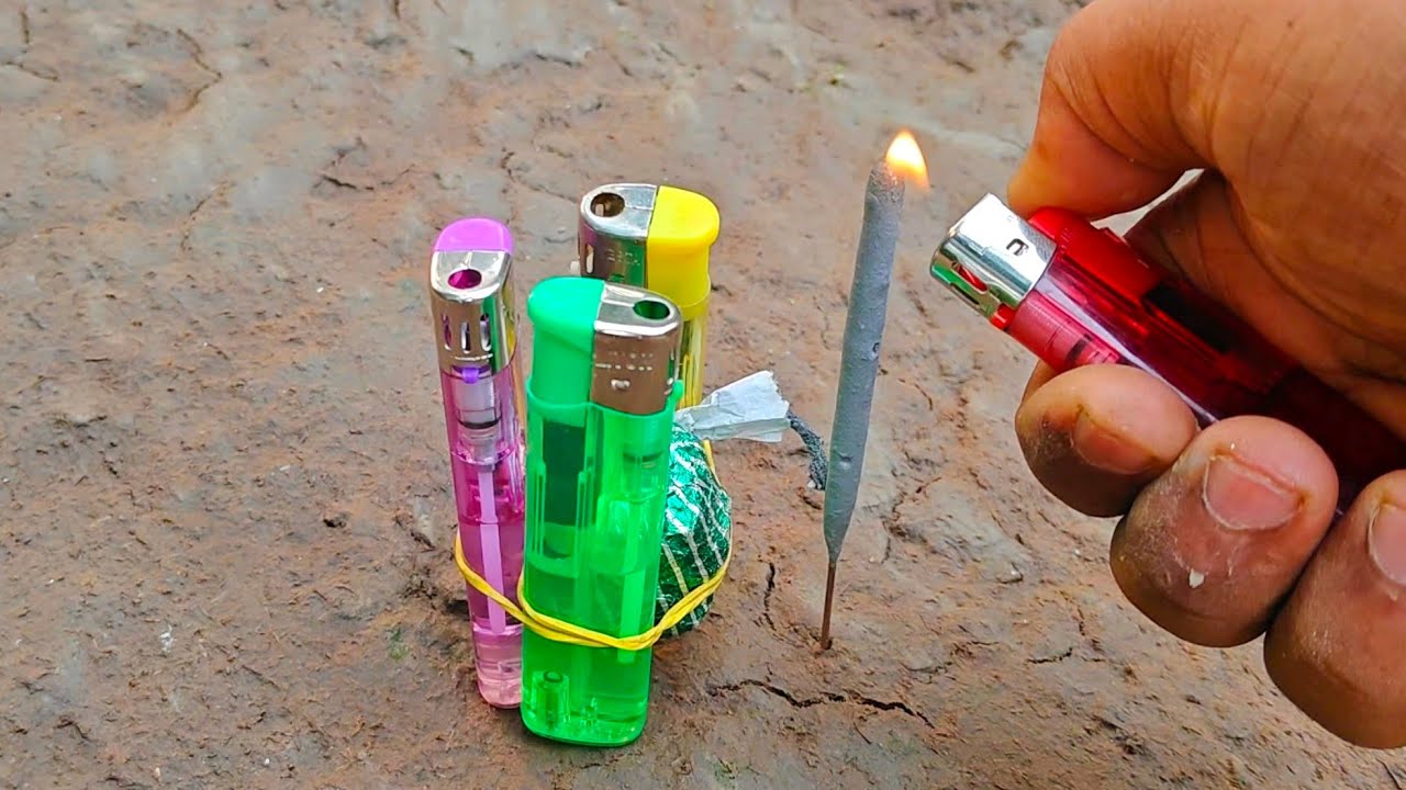 Sutli Boom vs Gas Lighter Reaction | Fireworks Experiment Test - YouTube
