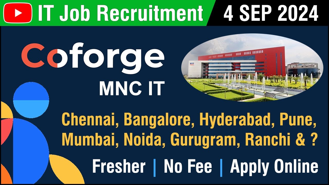 IT Job : CoForge MNC IT | Recruitment 04 SEP 2024 | Current Opening | Vacancy | India | in Tamil ...