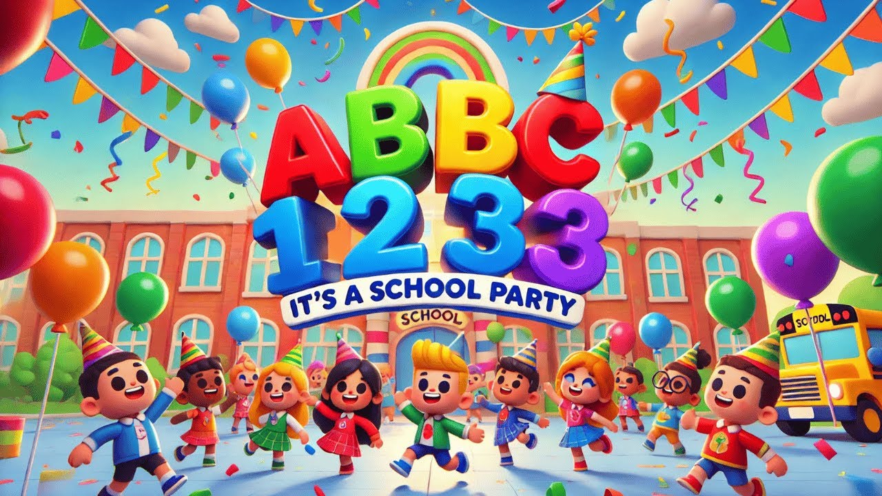 ABC 123 It’s a School Party | Song for Kids in English - YouTube