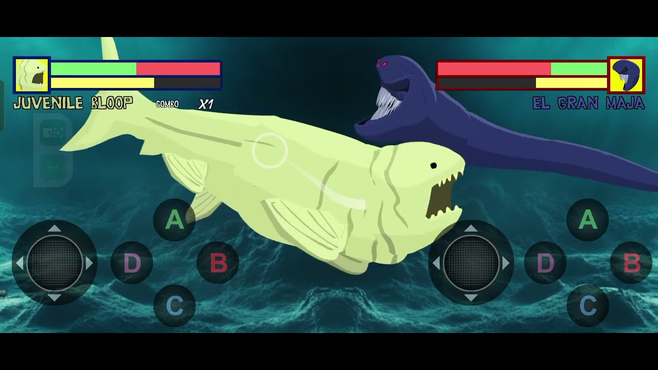 Bloop Fights Sea Eater Walkthrough (Bloop VS El Gran Maja) Gameplay. # ...