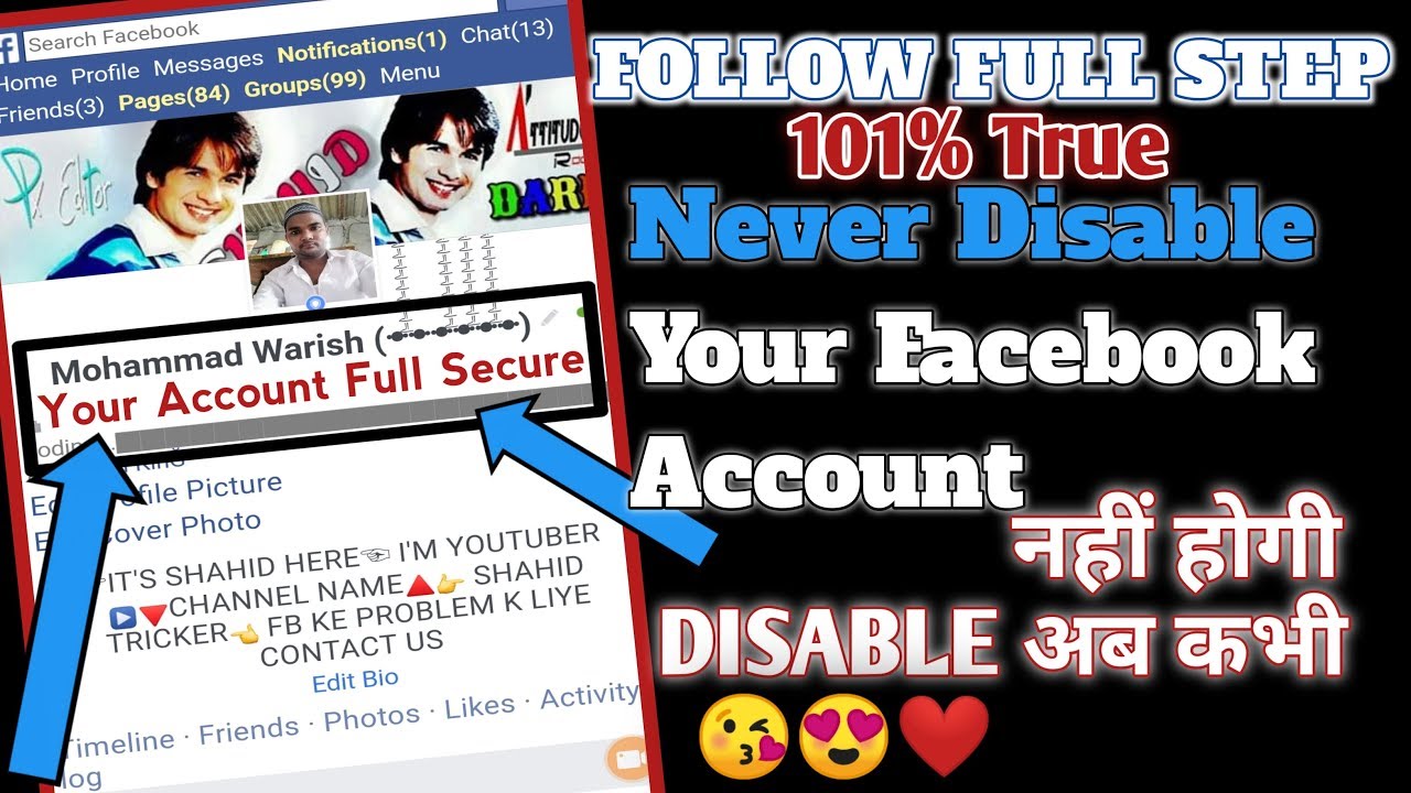 HOW TO STOP DISABLING FACEBOOK ACCOUNT | STOP TO BE DISABLED FB ID ...