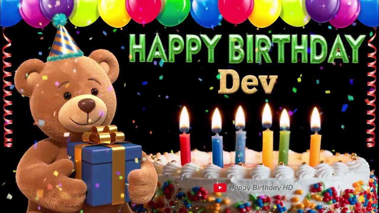 Dev Happy birthday To You - Happy Birthday song name Dev 🎁 🎂 - YouTube