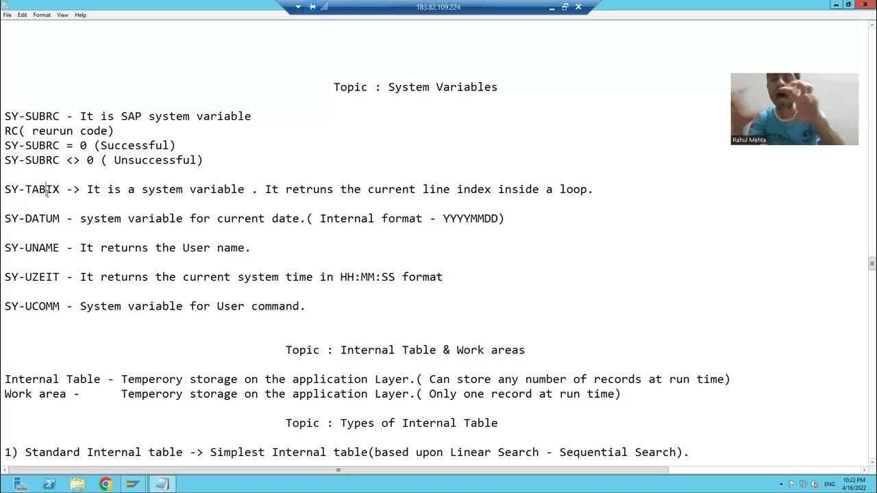 5 - Debugging - System Variables - YouTube