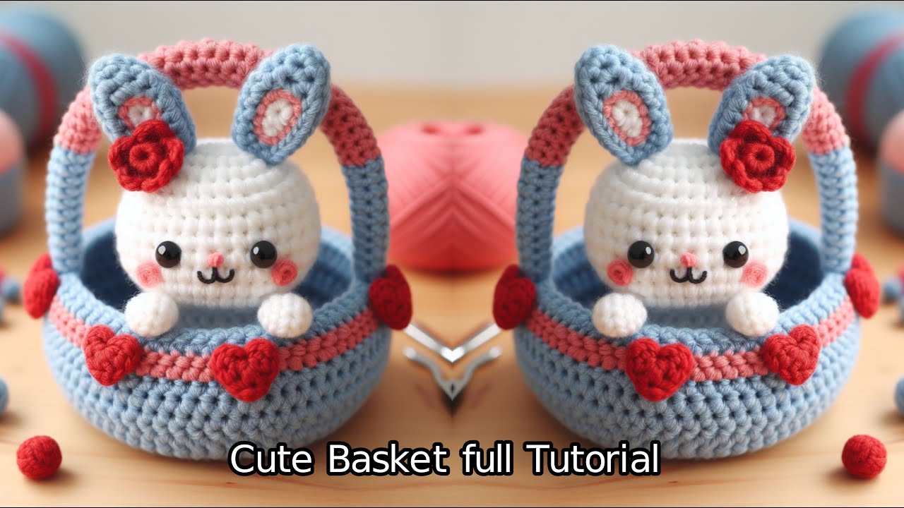 Crochet wool basket full Pattern Step By step _ New Crochet Basket ...