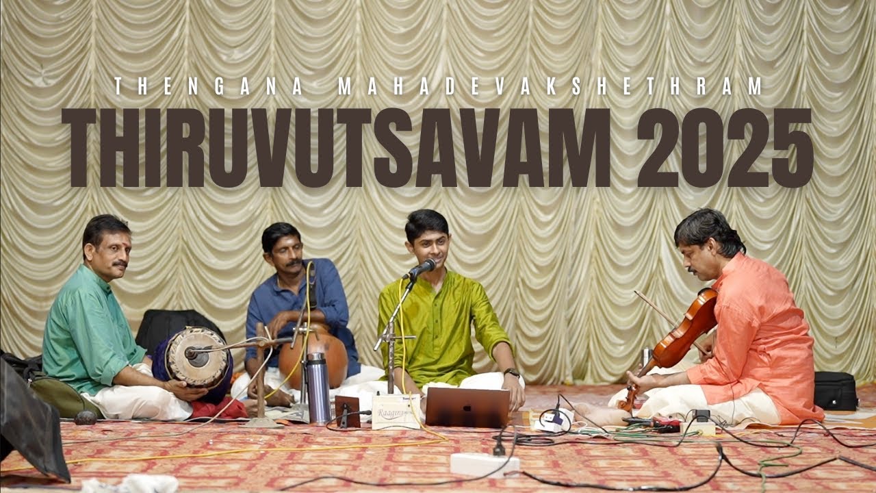 Govardhana Giridhara | By Vasudev S Varier | Concert in Thengana ...