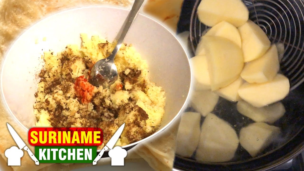 Surinaamse Aardappel Vulling Recept Voor Roti | Surinamese Potato ...