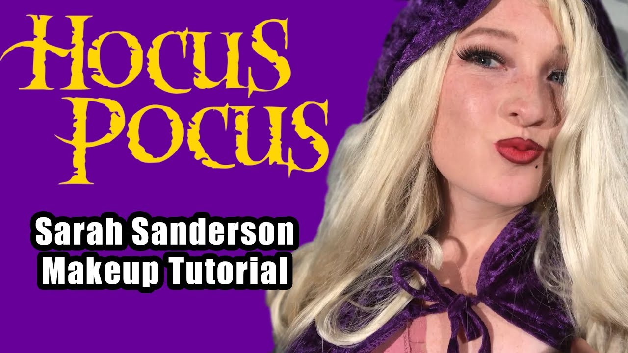 🎃🔮HOCUS POCUS Sarah Costume | Sarah Sanderson Halloween Makeup Tutorial ...