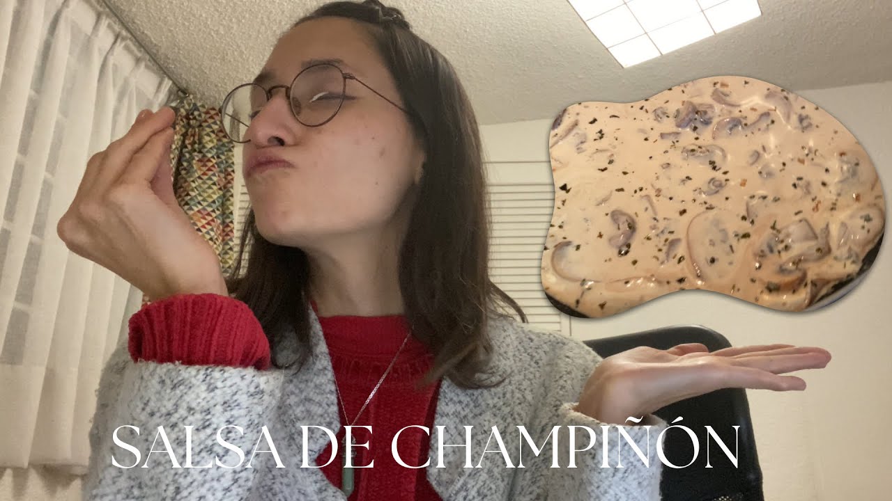 Salsa blanca de champiñones 🍄 (para acompañar) - Andy Muñiz - YouTube