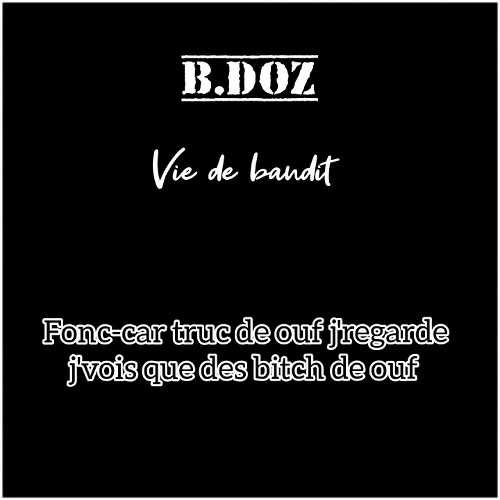 freestyle vie de bandit - YouTube