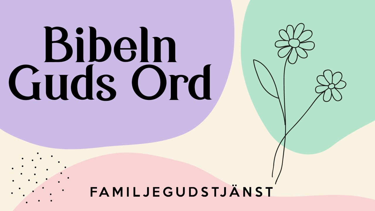 Bibeln - Guds Ord | Rebecka Sandell | 2023-04-30 - YouTube