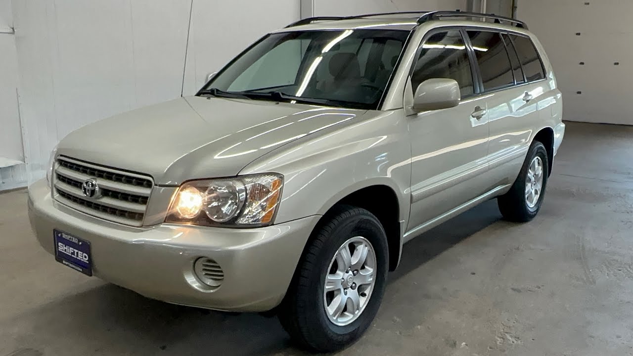 2003 Toyota Highlander Preview Video - YouTube