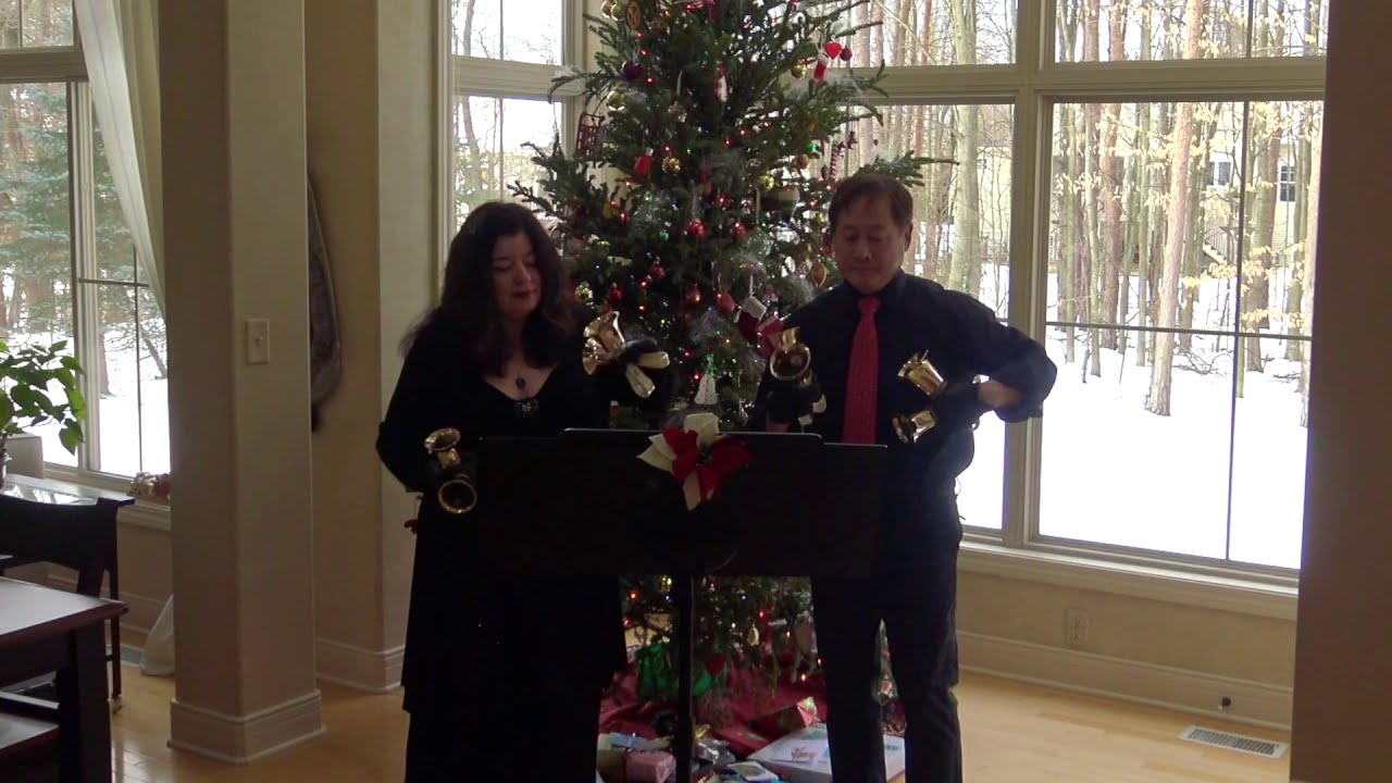 Up on the Housetop (8-Bell Handbell Duet) - Larry and Carla - YouTube