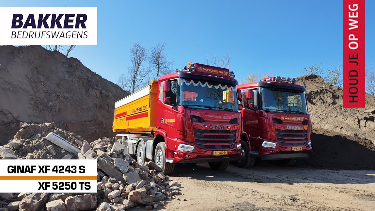 Van Roekel Ede - GINAF X6 5250 TS en GINAF XF 4243 S - YouTube