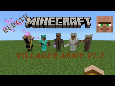 VILLAGER GUARD MINECRAFT PE | ADDON VILLAGER GUARD 1.19+ - YouTube