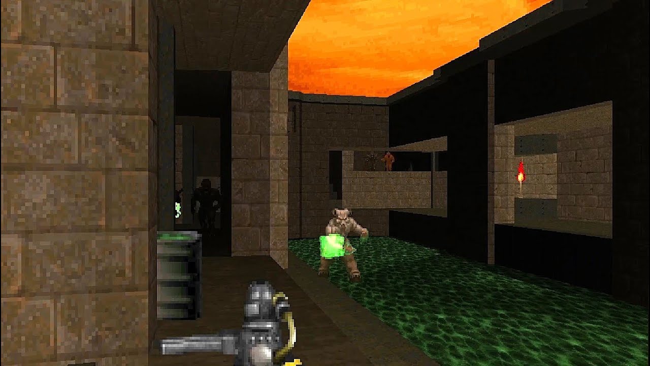 Alien Vendetta - MAP01: Sunset (w/ Colourful Hell + Final Doomer) - YouTube