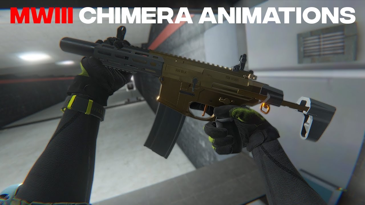 COD MW3 Chimera (Honey Badger) Animations in BONELAB - YouTube