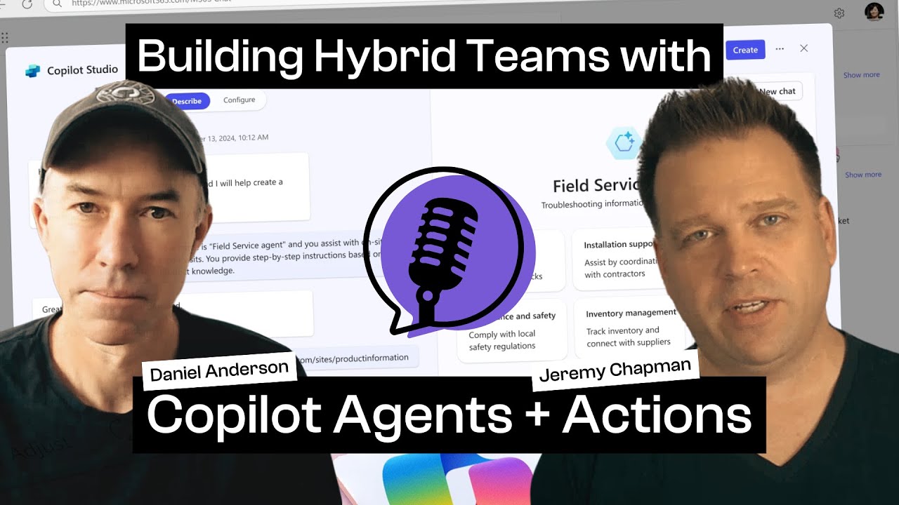 Jeremy Chapman talks Copilot Agents and Copilot Actions - YouTube