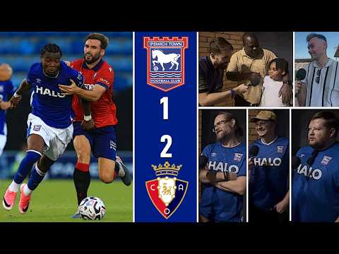 GAMEDAY - Ipswich fall to 2-1 defeat against Osasuna as fans return for friendly at Colchester