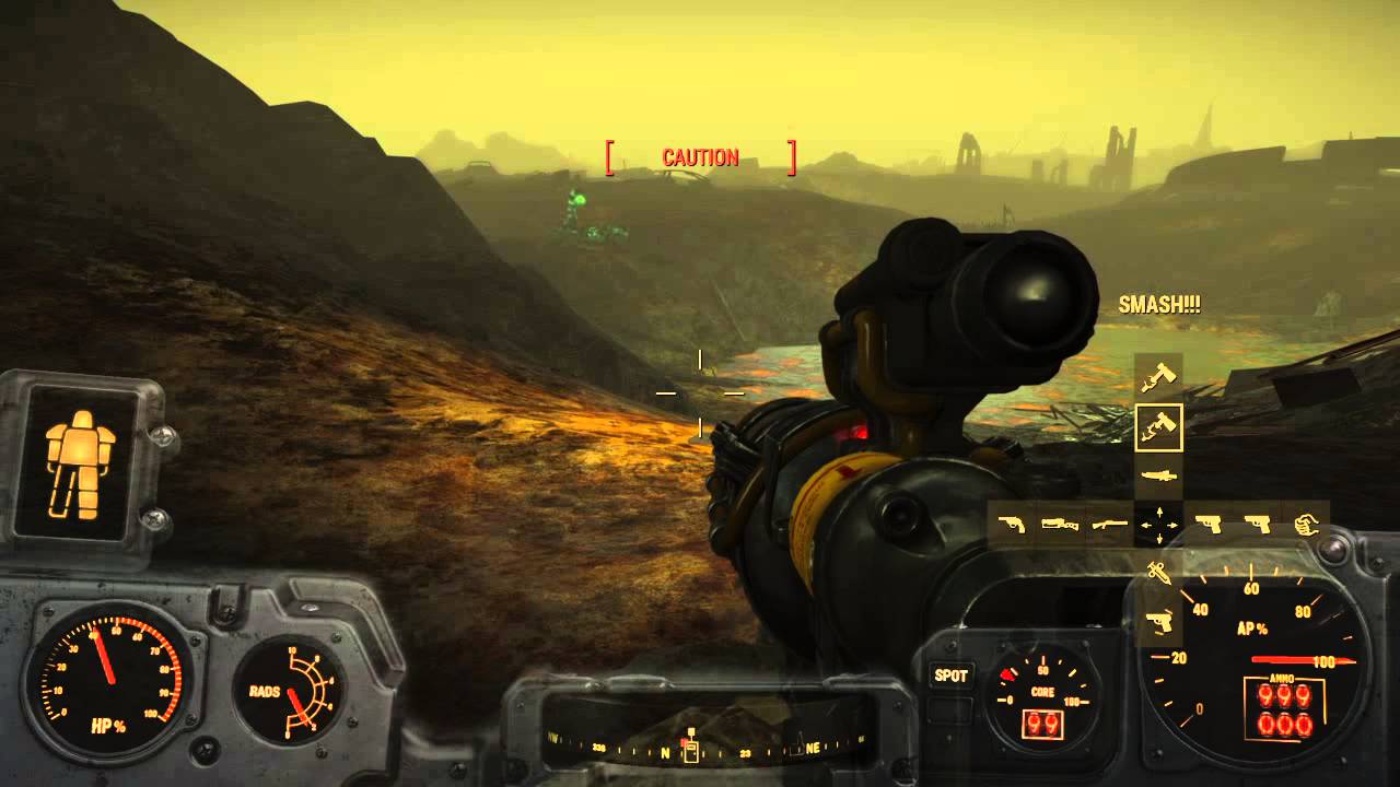 Fallout 4 Secret Cave and POWER ARMOR in the Glowing Sea!!!! - YouTube