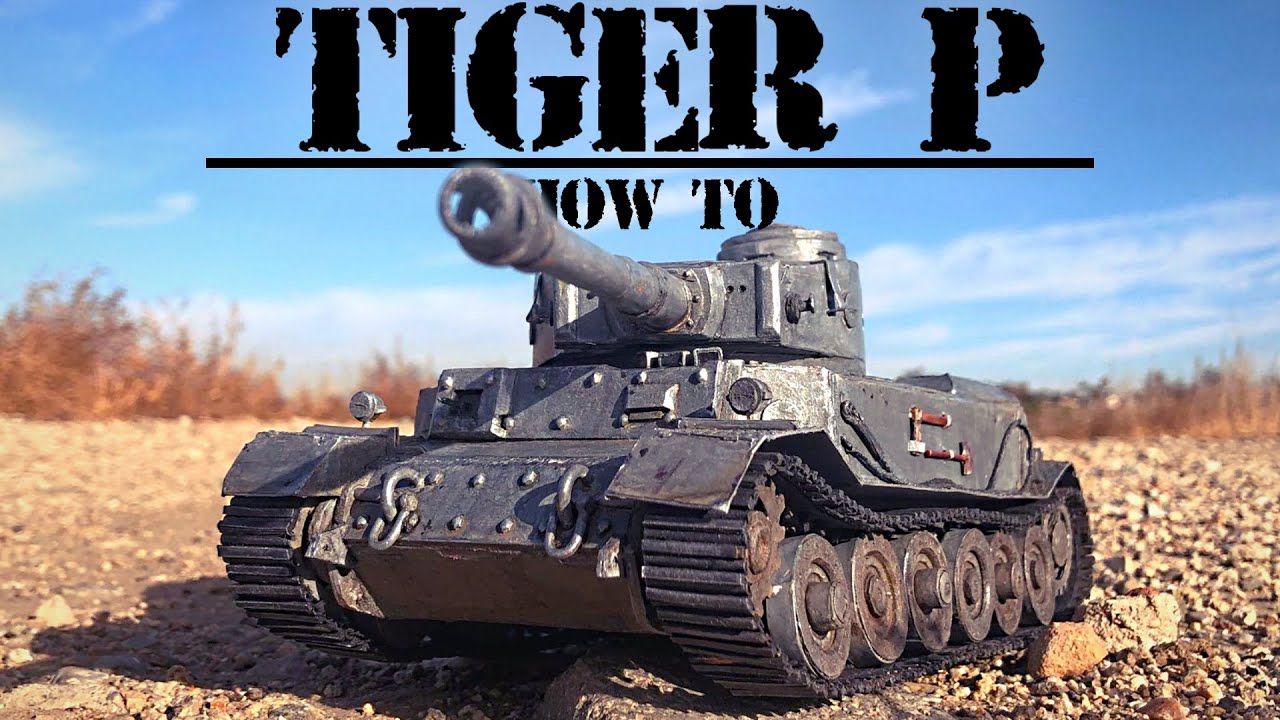 Cardboard Porsche Tiger Tank | How To - YouTube