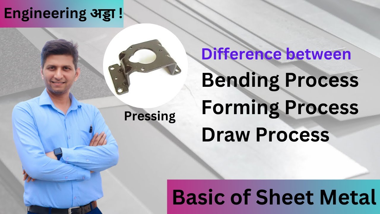 Sheetmetal ! Bending Process ! Forming Process ! Draw Process ! - YouTube