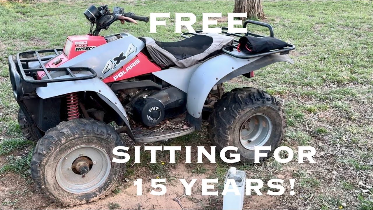 I Got This Polaris Trail Boss 350 For FREE! Sat Abandoned For 15 Years ...