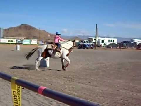 little buckaroos kids under 10 running barrels at DMS Events Gymkhana ...