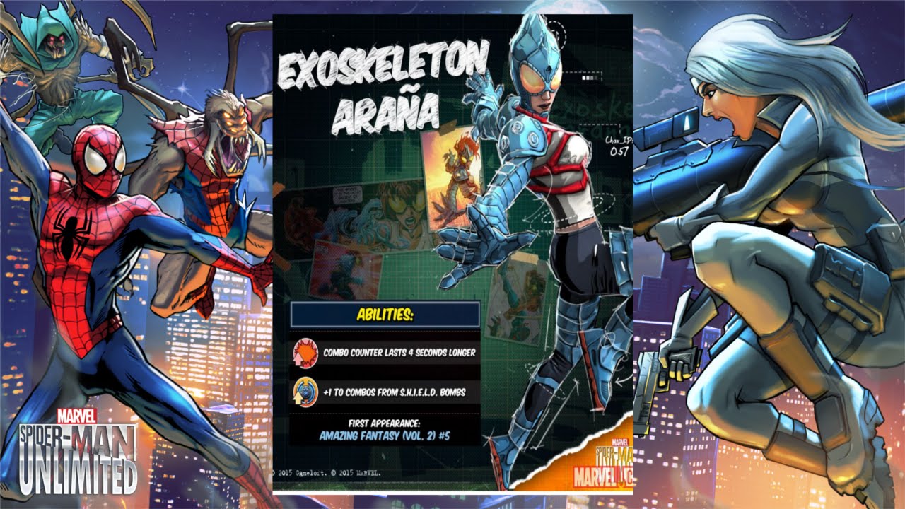 Spider-Man Unlimited iOS / Android Exoskeleton Arana Gameplay Trailer ...