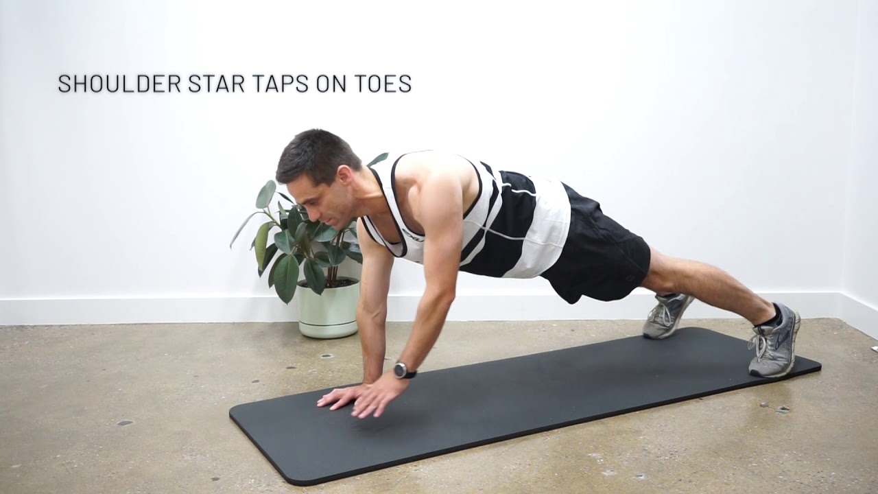 Shoulder Star Taps on Toes - YouTube