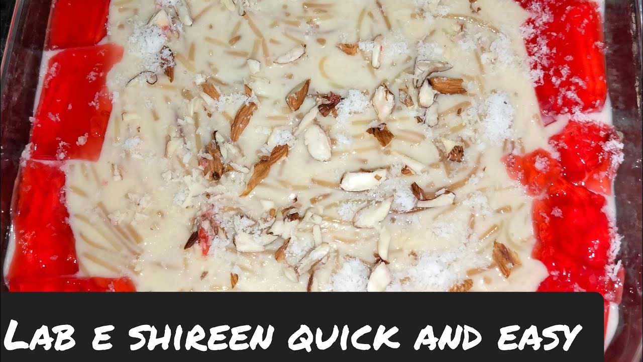 Lab e shireen quick and easy recipe 😋 like and subscribe must 😍sooooo ...