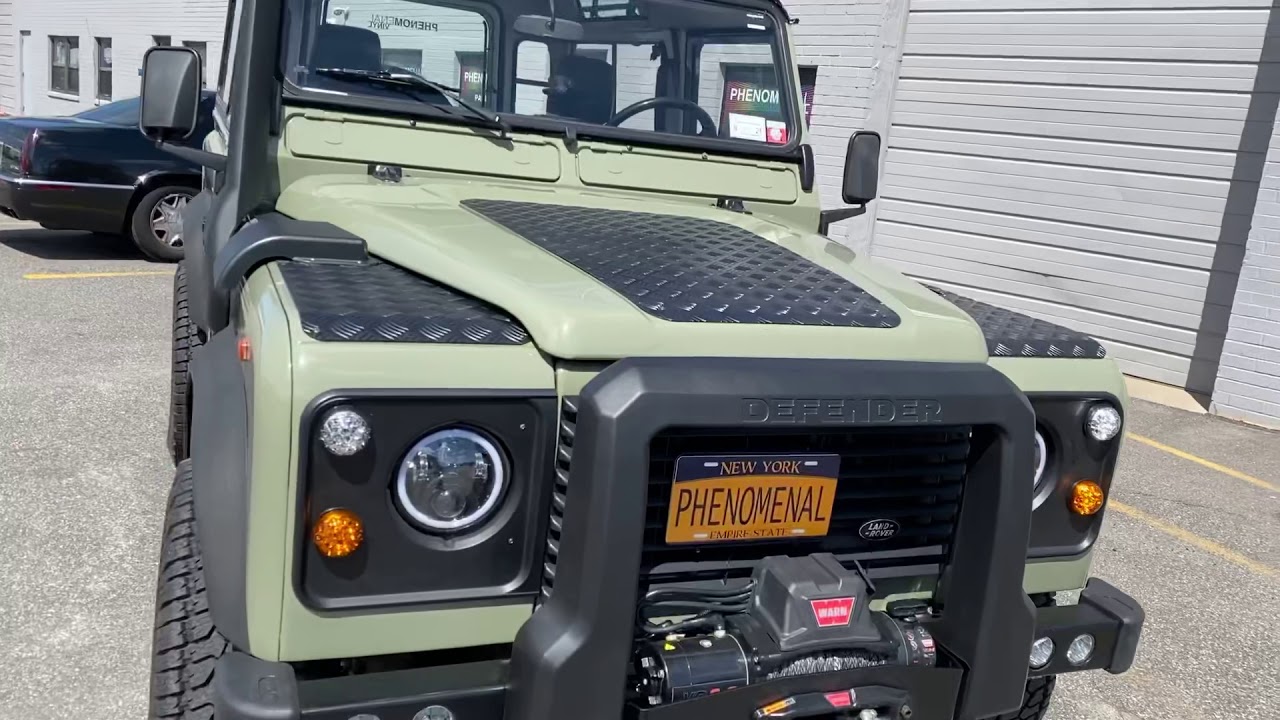 Inozetek Khaki Green Land Rover Defender Vinyl Wrap - YouTube