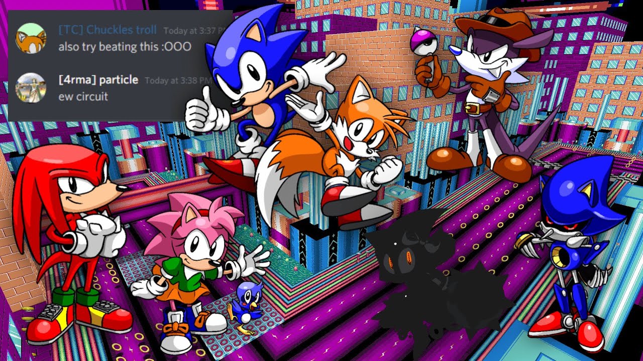 srb2 circuit: electric avenue with all characters (+ a guest character ...