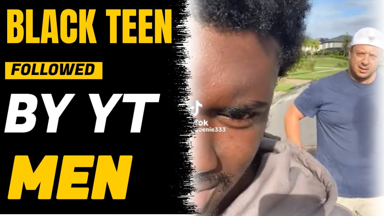 WALKING WHILE BLACK: BLACK TEEN Followed & Harrassed By Yt Men in HIS ...