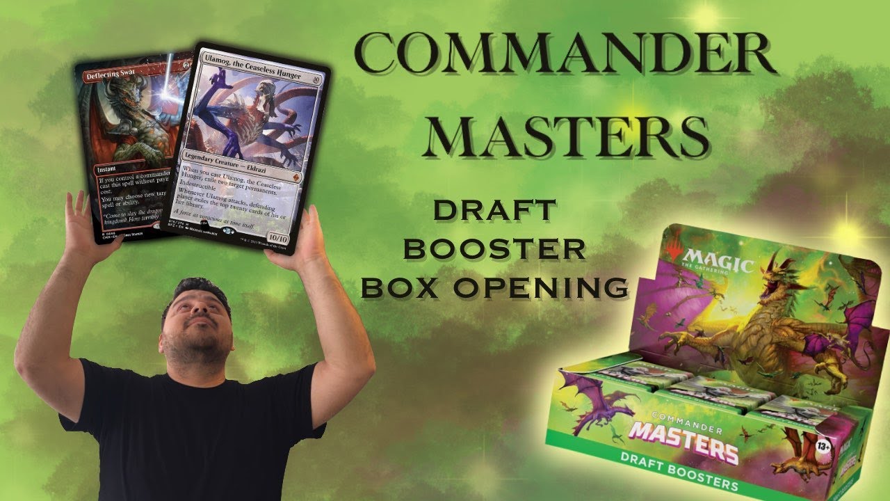 MORE BOXES LIKE THIS WOTC! | COMMANDER MASTERS Draft Booster Box ...