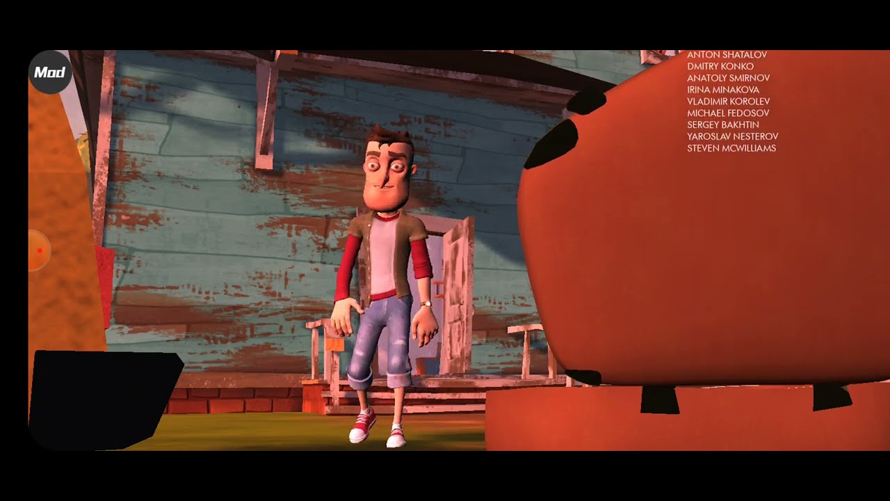Hello Neighbor mobile Act Finale speedrun + ending & credits (with mod ...