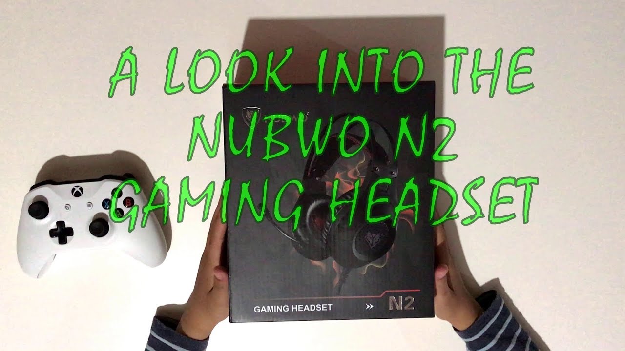 NUBWO N2 Xbox One PS4 Gaming Headset - YouTube
