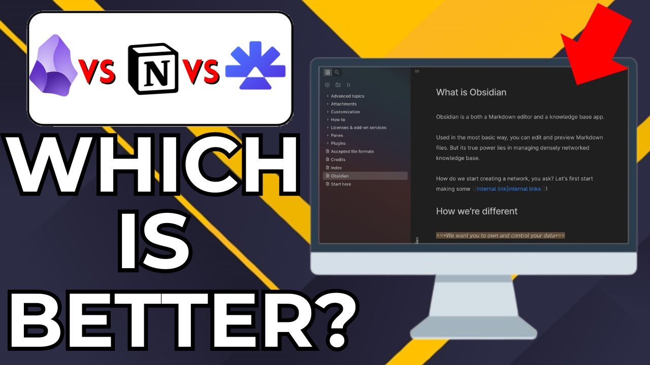OBSIDIAN VS NOTION VS REMNOTE (2025) | BEST PRODUCTIVITY TOOL FOR YOU ...